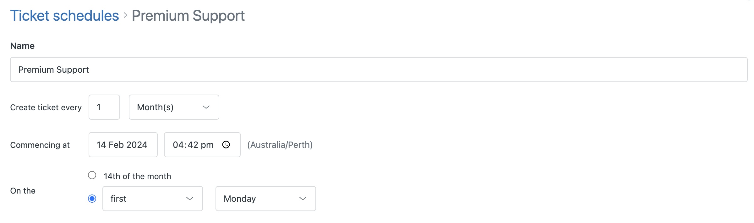 How to use the Recurring Tickets App – SweetHawk Help Center