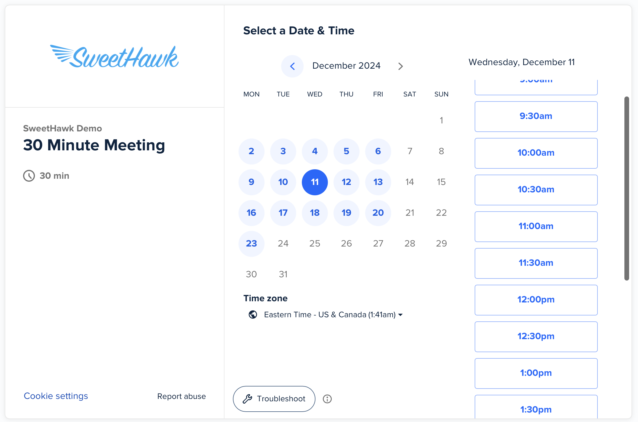 Recipe: Calendly workflow in Calendar – SweetHawk Help Center
